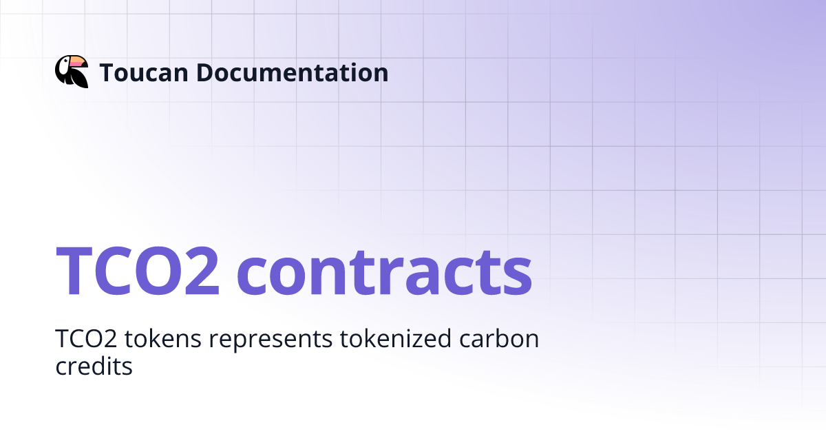 TCO2 contracts | Toucan Documentation